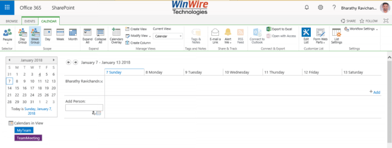 How to Create & Customize SharePoint Calendar | WinWire Technologies