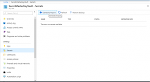 How to Use Azure Key Vault Secret Management from a Web Application ...