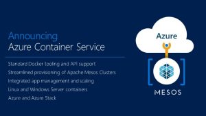 Azure Container Service – An Open Source Container Orchestration Service