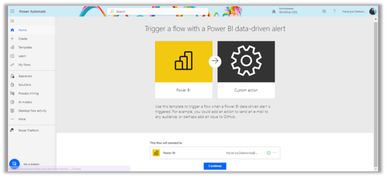 Power BI Alerts with Power Automate | WinWire Blog